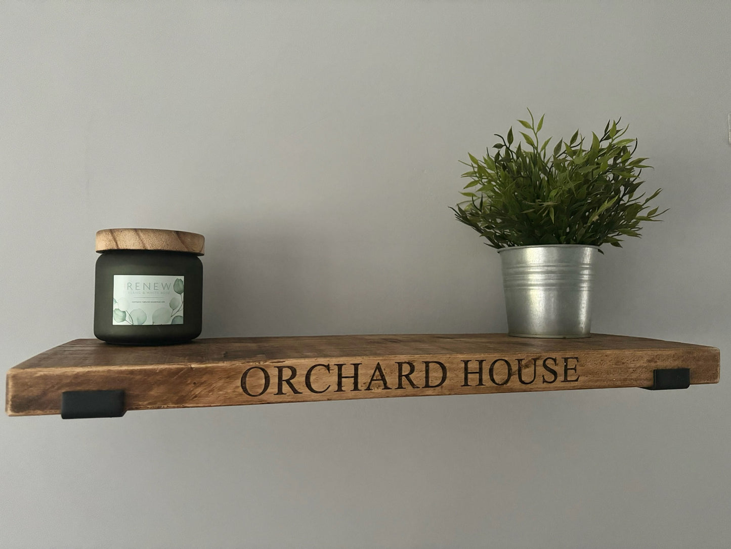 Personalised Wooden Shelf – The Rolling Cow