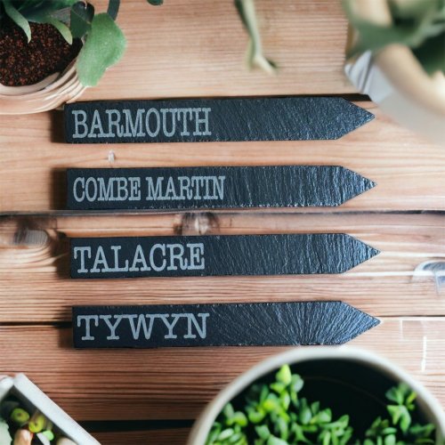 Slate Garden Label Stakes – The Rolling Cow